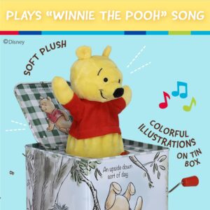 KIDS PREFERRED Disney Baby Winnie The Pooh Jack-in-The-Box - Musical Toy for Babies Multi ,6.5"