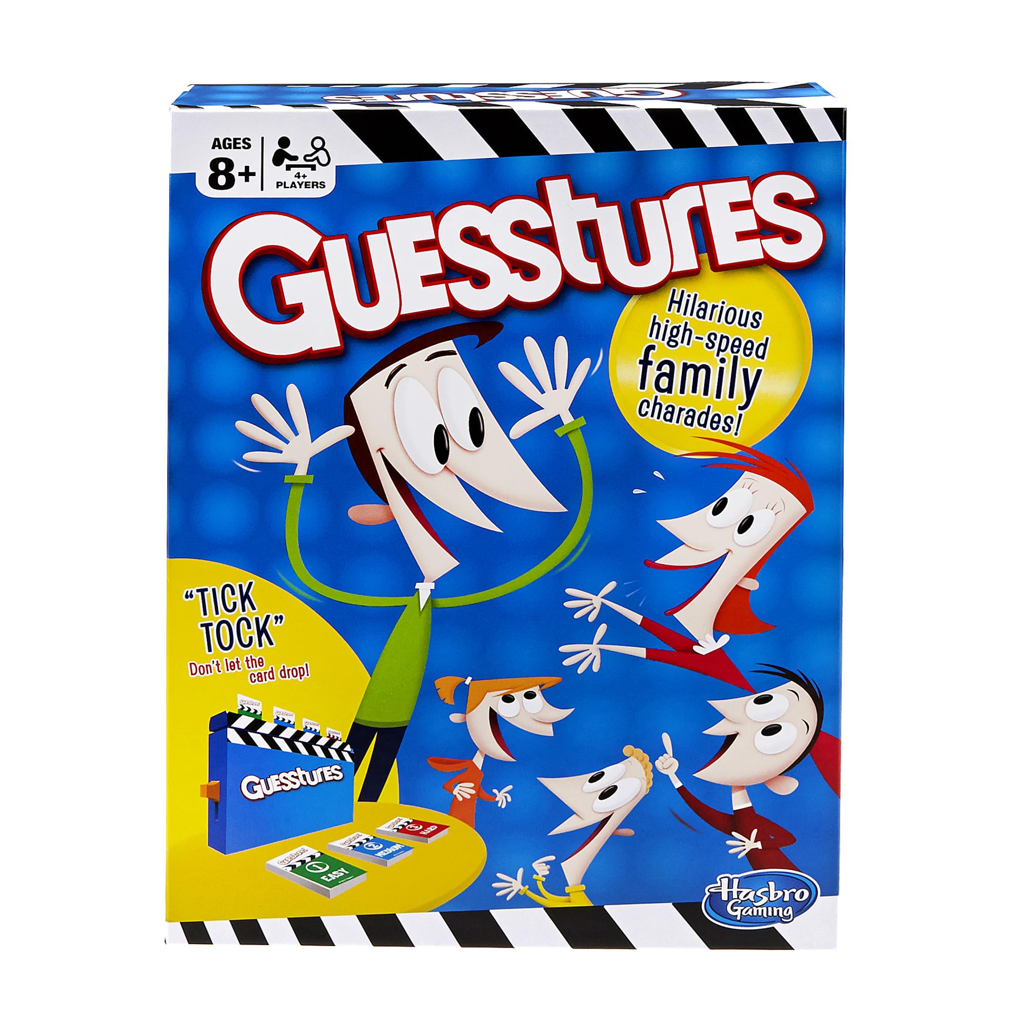 Hasbro Gaming Guesstures Game, Charades Game for 4 or More Players, Family Party Game for Ages 8 and Up