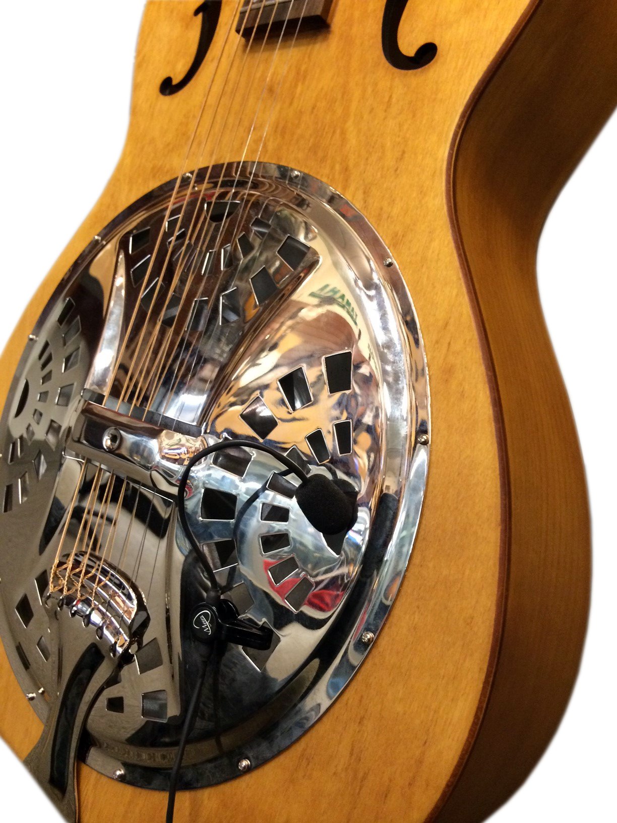 The Feather Mandolin Pickup with Flexible Micro-Gooseneck by Myers Pickups