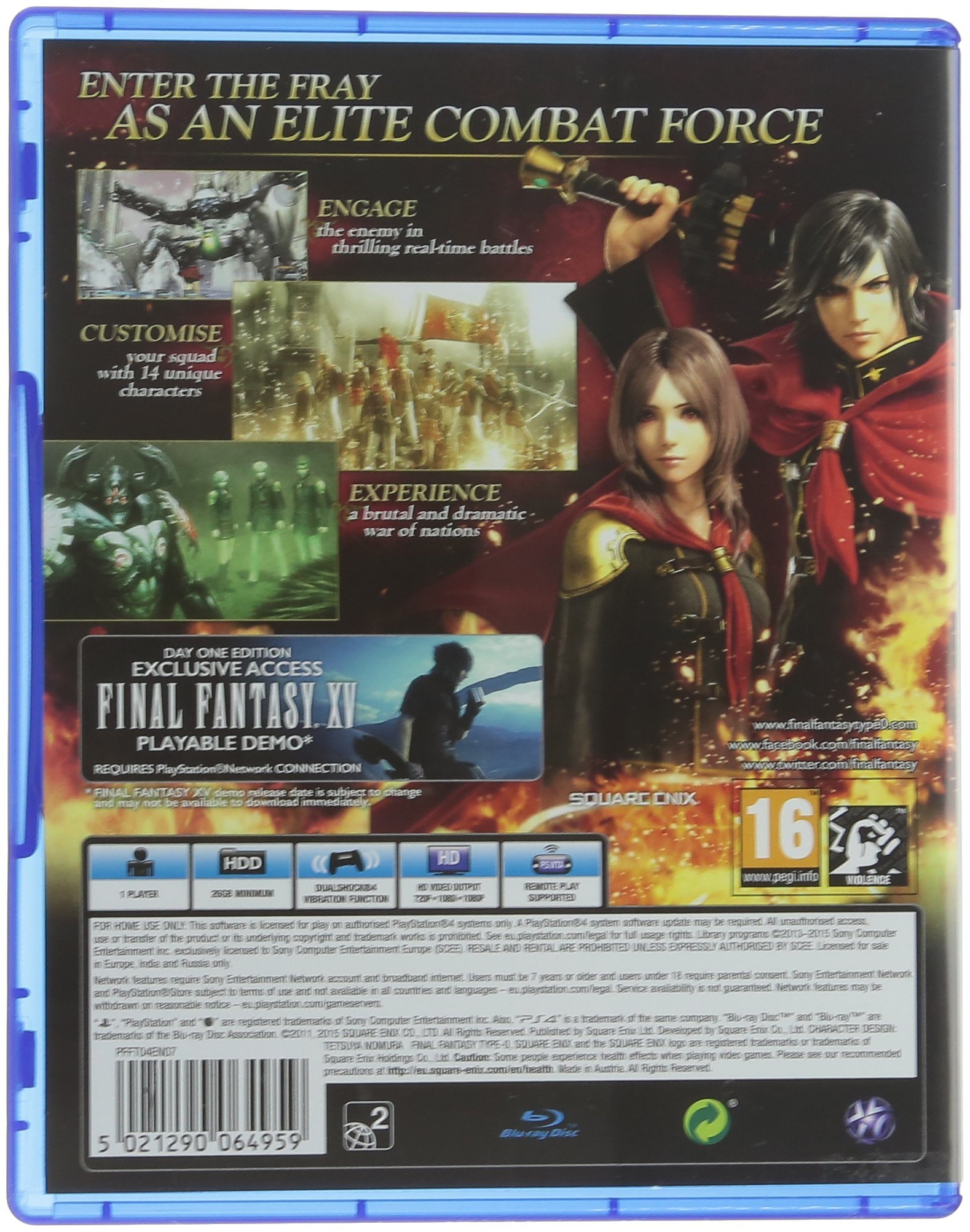 Final Fantasy Type-0 HD (PS4)