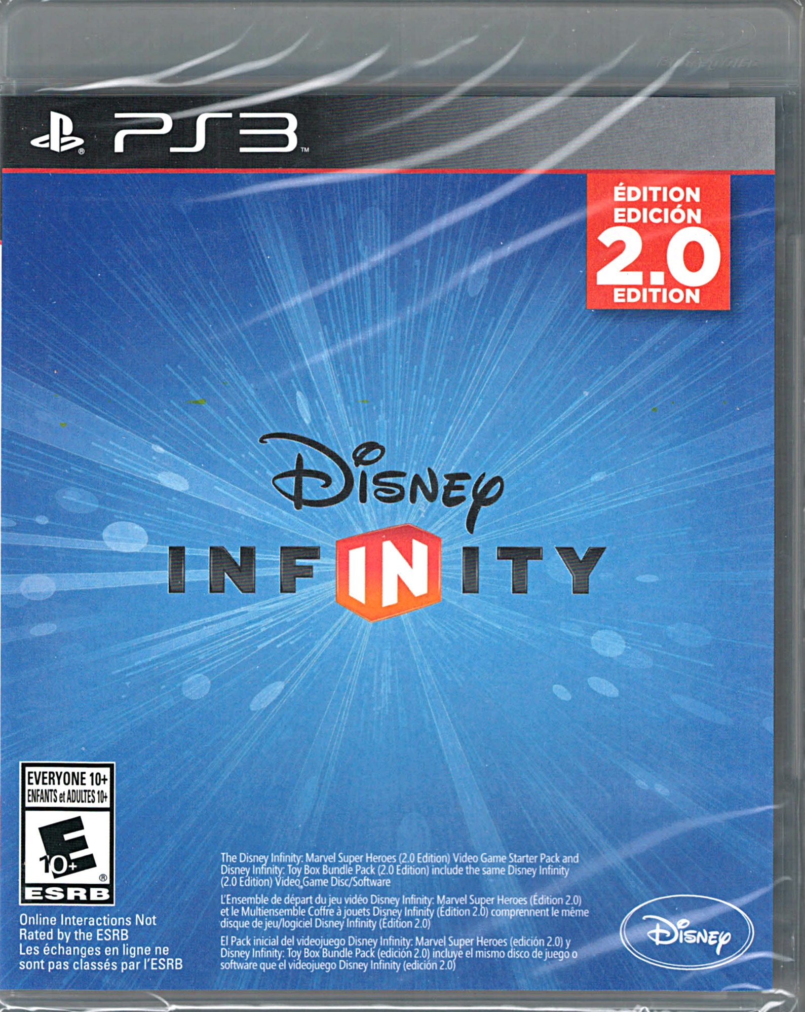 Disney Infinity 2.0 Marvel Super Heroes PS3 Replacement Game Only - No Base or Figures Included