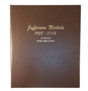 dansco us jefferson nickel with proof coin album 1938 - 2005 #8113