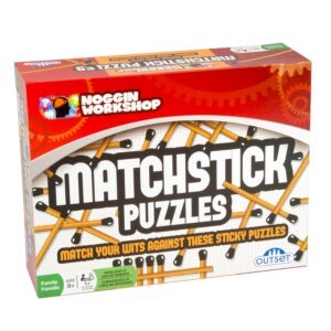 Outset Media - Matchstick Puzzles - Challenge You Mind and Wits with These Sticky Puzzles