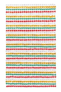 baker ross ef980 festive self adhesive gems - pack of 900, assorted jewel sticker craft embellishments for kids arts and crafts decorating