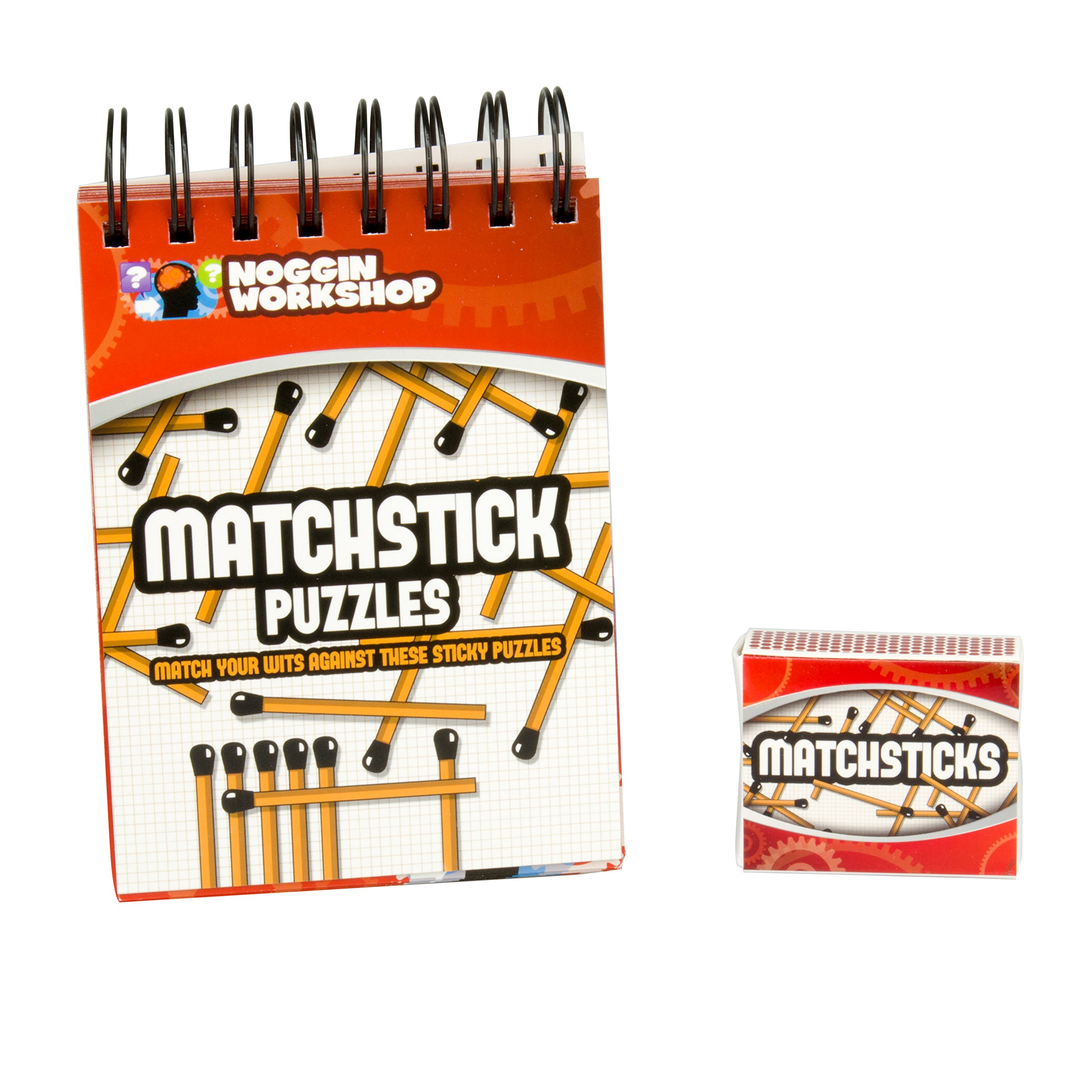 Outset Media - Matchstick Puzzles - Challenge You Mind and Wits with These Sticky Puzzles