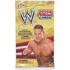 topps 2014 wwe trading cards pack