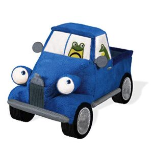 yottoy contemporary collection | little blue truck soft stuffed plush toy – 8.5”