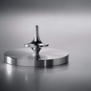 ForeverSpin Stainless Steel(Brush-Finish) Spinning Top - World Famous Spinning Tops