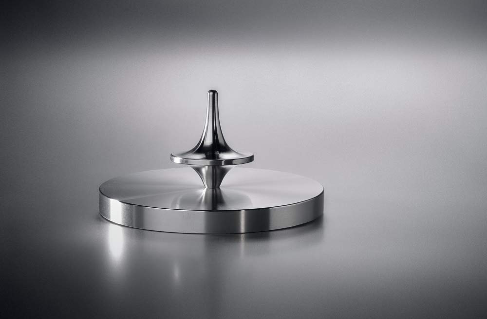 ForeverSpin Stainless Steel(Brush-Finish) Spinning Top - World Famous Spinning Tops