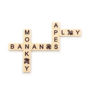 Bananagrams WildTiles Vocabulary Building and Spelling Improvement Lettered Tile Game for Ages 7 and Up