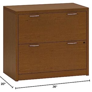 HON 11563ACHH Valido 11500 Series Two-Drawer Lateral File, 36 by 20 by 29.5-Inch, Bourbon Cherry