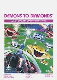 demons to diamonds - atari video game instruction manual (1982) cx2615