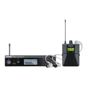 shure psm300 p3tra215cl pro wireless in-ear personal monitoring system with se215-cl earphones - j13 band