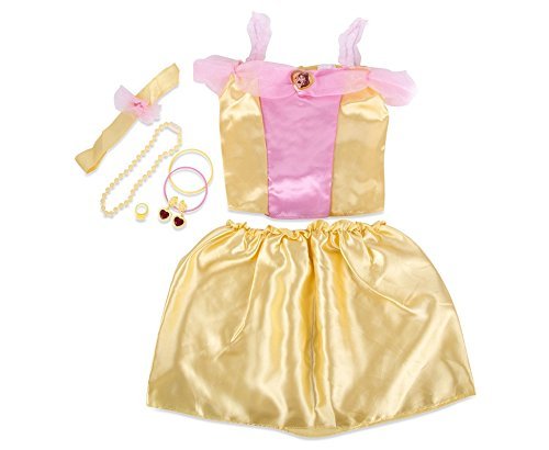 Disney Princess - 27 Piece Dress Up Trunk with Accessories - Ariel, Rapunzel, & Belle.