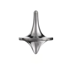 foreverspin stainless steel(brush-finish) spinning top - world famous spinning tops