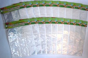 trading card protector sheets 9 pocket x 200 plastic pages holds 1800 cards -3 ring binder