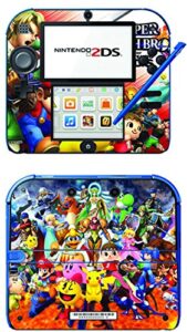 new super smash bros 4 ssb4 game skin for nintendo 2ds console