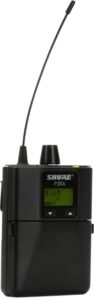 shure p3ra premium wireless bodypack receiver for psm300 personal monitoring systems - j13 band