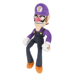 sanei super mario all star collection 12.5" waluigi plush, small