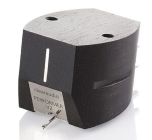 clearaudio performer v2 ebony hi-output mm phono cartridge with ebony body