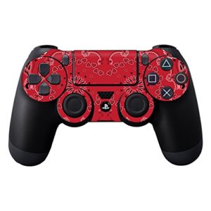 mightyskins skin compatible with sony ps4 controller - bandana | protective, durable, and unique vinyl decal wrap cover | easy to apply, remove, and change styles | made in the usa