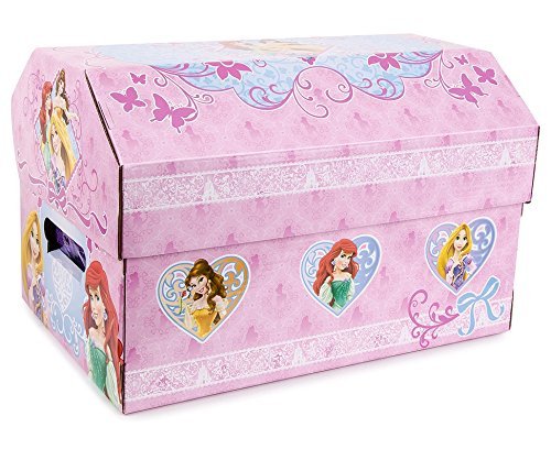 Disney Princess - 27 Piece Dress Up Trunk with Accessories - Ariel, Rapunzel, & Belle.