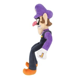 Sanei Super Mario All Star Collection 12.5" Waluigi Plush, Small