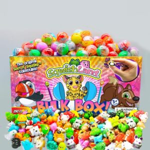 Sqwishland Bulk Box (250 Capsules) -Series 6: Mini Capsule Squishy Animal Toys | Perfect Party Favors, Pencil Toppers, Classroom Prizes, Collectible Toys for Kids