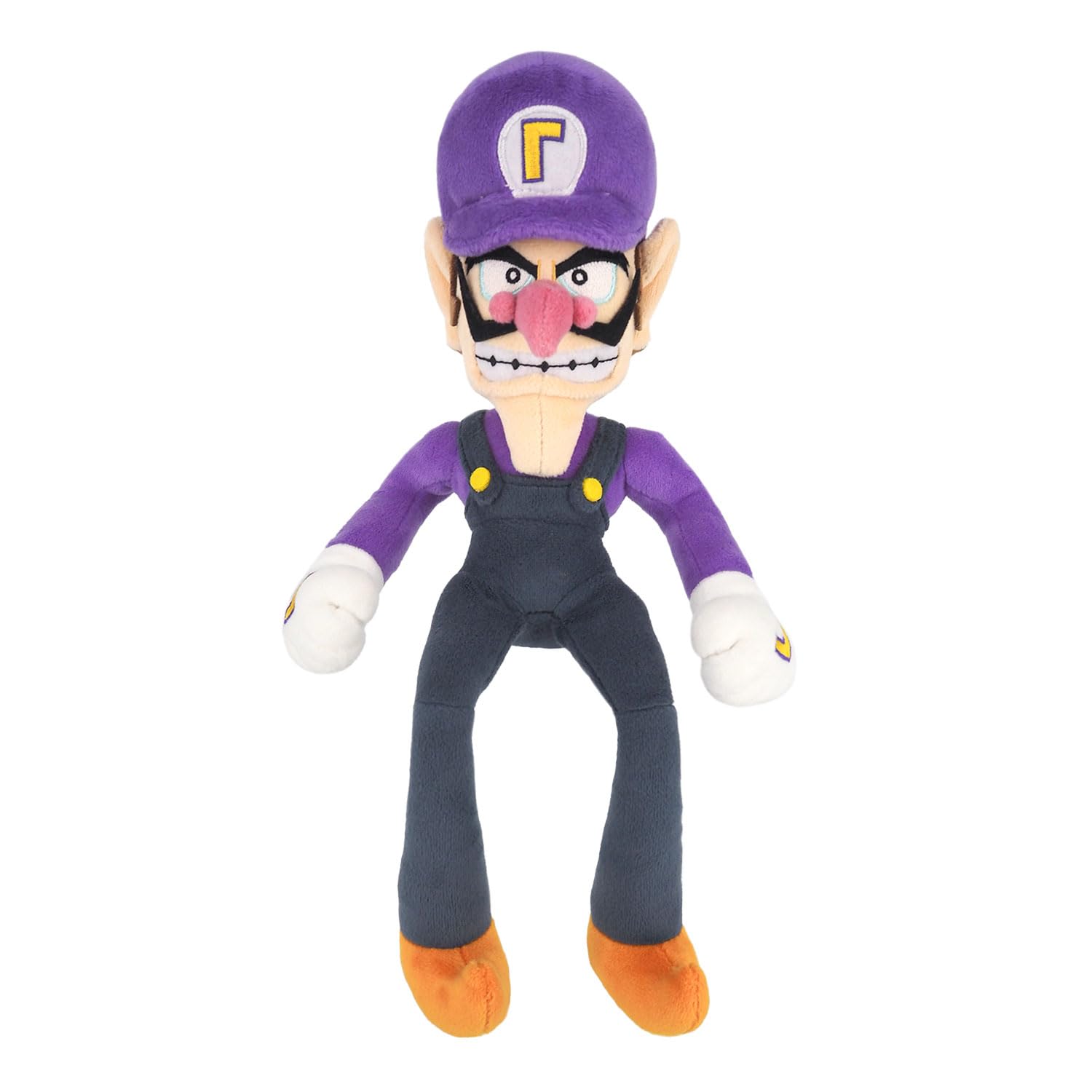 Sanei Super Mario All Star Collection 12.5" Waluigi Plush, Small