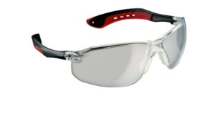 3m flat temple safety eyewear anti-scratch, impact-resistant, blocks 99.9% of uv, lightweight & durable design, scratch-resistant coating, clear lens provides excellent visibility (47010h1-dc)