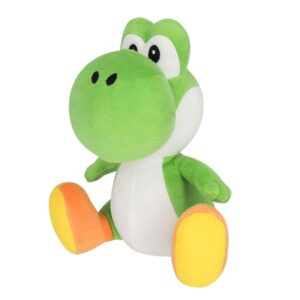 sanei super mario all star collection 8" yoshi plush, small , green