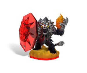 skylanders trap team: trap master dark wildfire individual character - new in bulk packaging