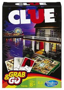 hasbro clue grab & go game