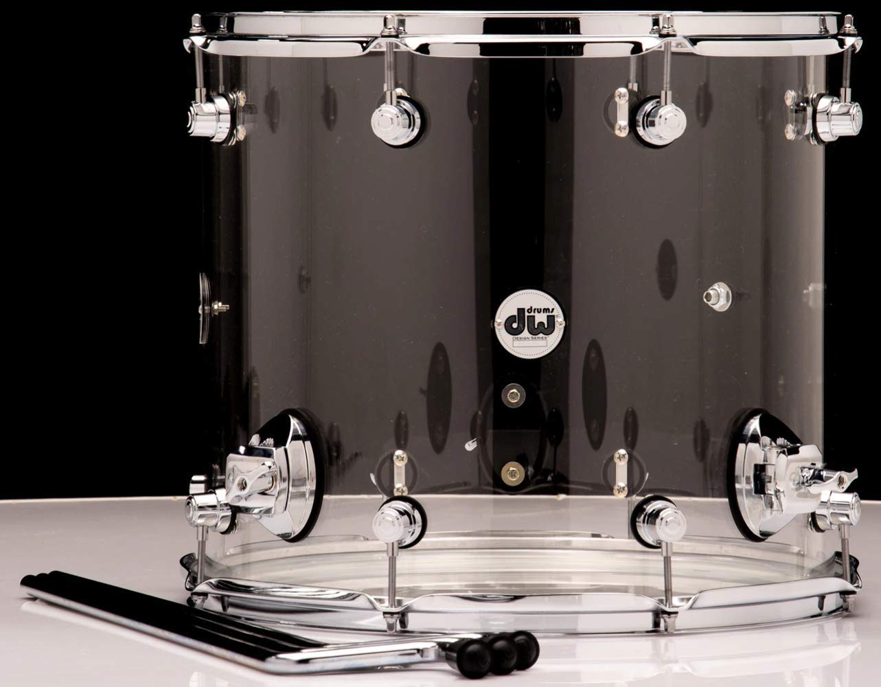 DW Drum Set Floor Tom, Acrylic (DDAC1618TTCL)