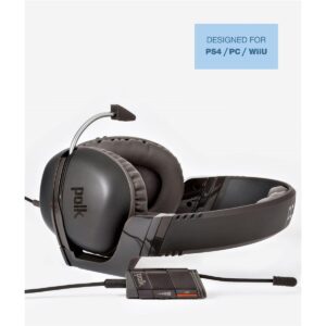 Polk Audio Striker P1 Gaming Headset - Black