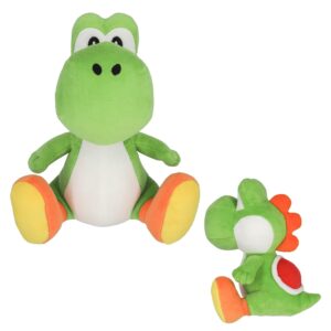 Sanei Super Mario All Star Collection 8" Yoshi Plush, Small , Green