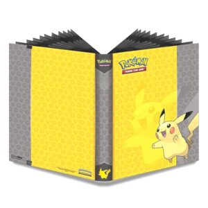 ultra pro 9-pocket pokemon full-view pro binder: pikachu album