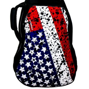 ChromaCast USA Flag Graphic Multi-Pocket Electric Guitar Padded Gig Bag (CC-EPB