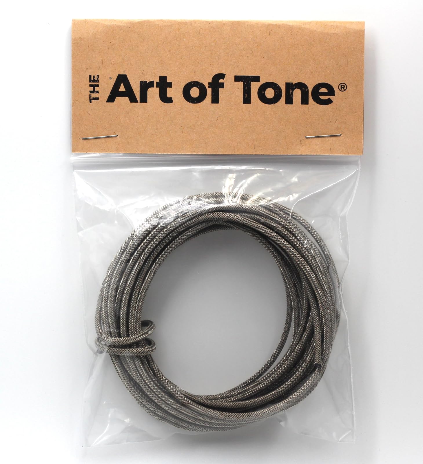 The Art Of Tone 12' Gavitt Braided Cloth-Covered Pre-Tinned Pushback 22 AWG Guitar Wire