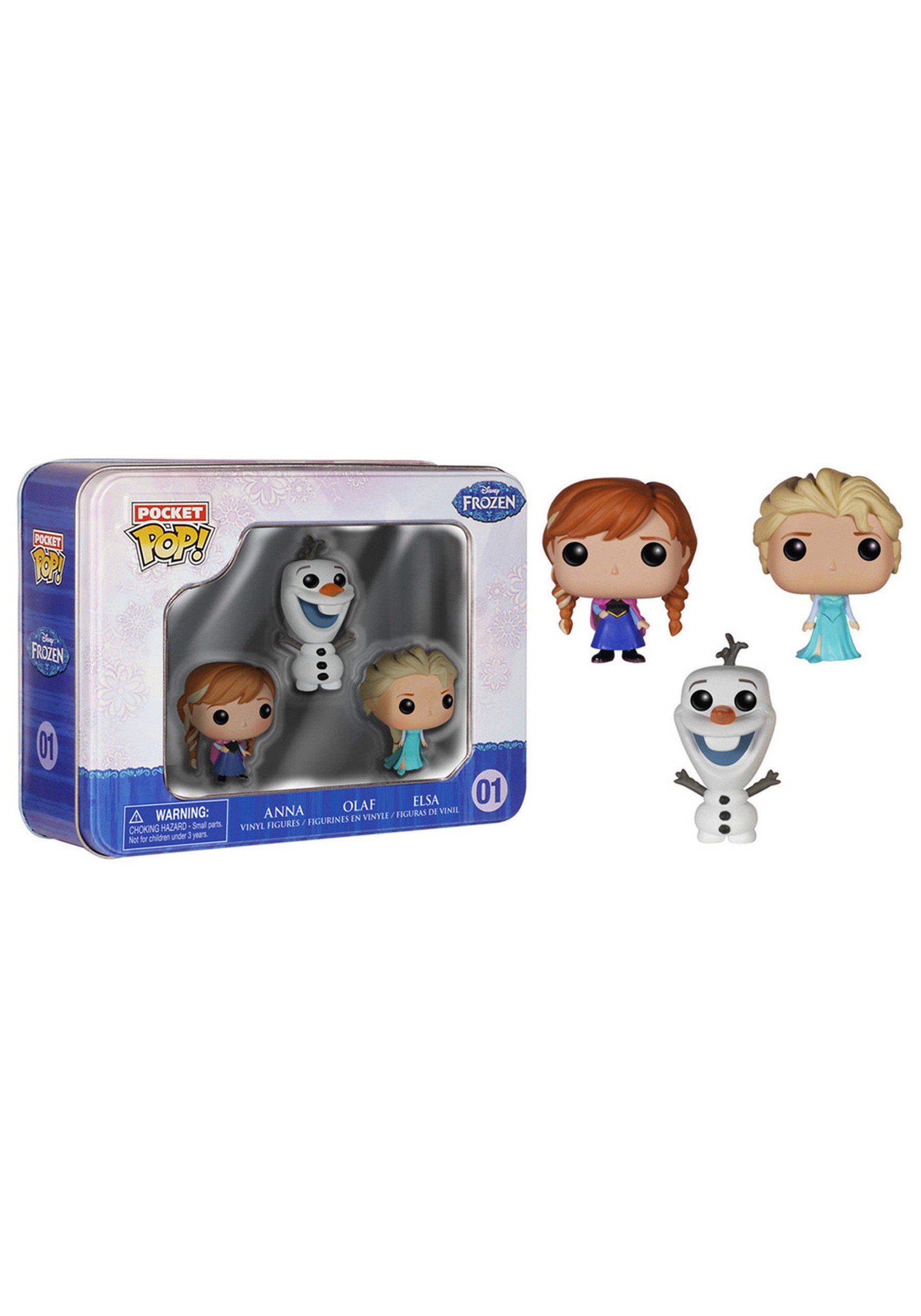 Funko Frozen Pocket Pop! Mini Vinyl Figure Tin (3-Pack)