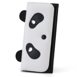 artseye genuine leather cute panda envelop wallet clutch (style a)