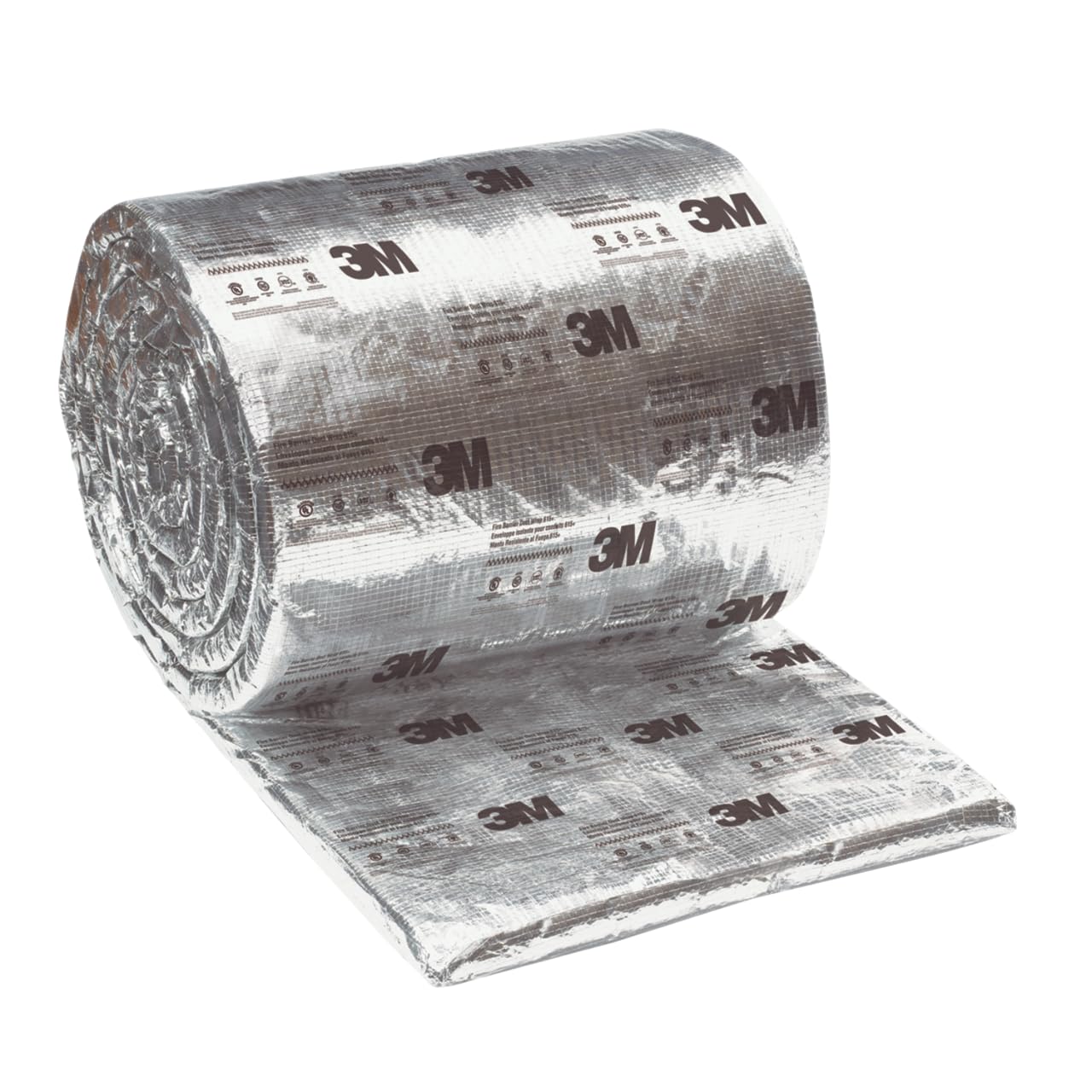 3M Fire Barrier Duct Wrap 615+, Space-Saving, Commercial Kitchen Grease and Ventilation Ducts Applications, 24 in x 25 ft, 1 Roll