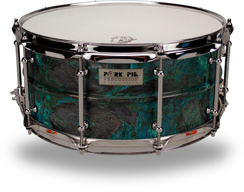 Pork Pie 6.5"x14" Patina Brass Snare Drum