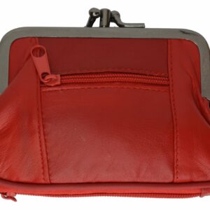 MARSHAL Leather Change Purse (Red)