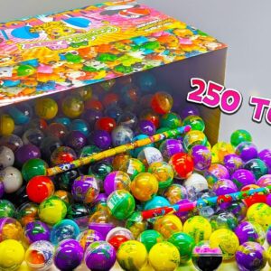 Sqwishland Bulk Box (250 Capsules) -Series 6: Mini Capsule Squishy Animal Toys | Perfect Party Favors, Pencil Toppers, Classroom Prizes, Collectible Toys for Kids