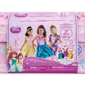 Disney Princess - 27 Piece Dress Up Trunk with Accessories - Ariel, Rapunzel, & Belle.