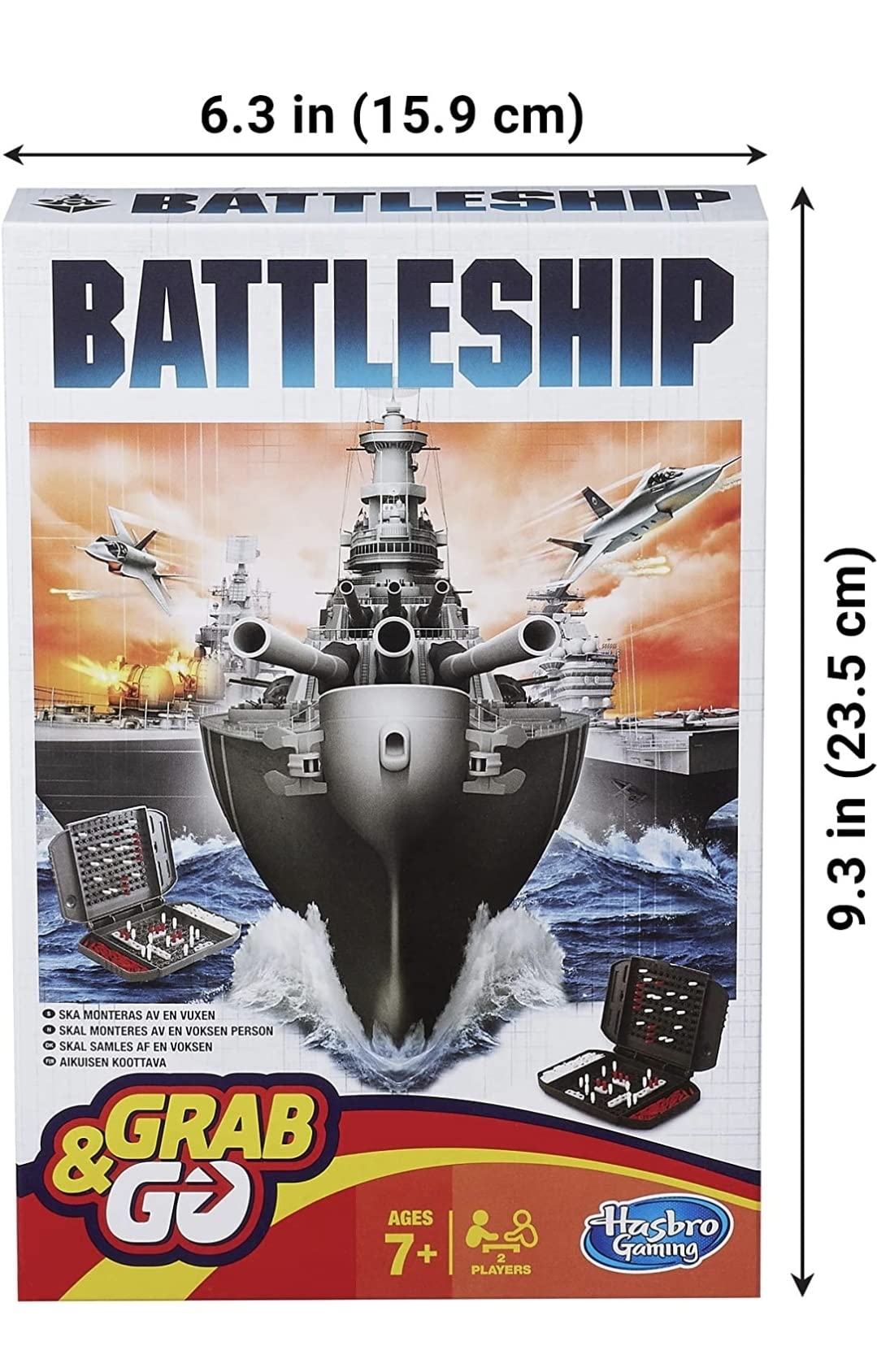 Hasbro Gaming Battleship Grab & Go Game