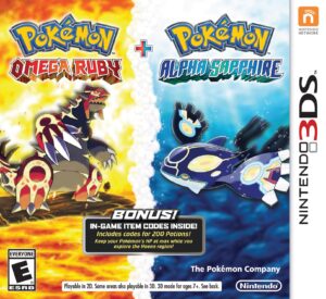 pokemon omega ruby and pokemon alpha sapphire dual pack - nintendo 3ds