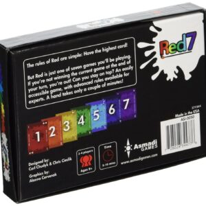 Asmadi Games ASI-0050 Red7 Card Game , Black