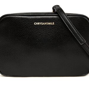 Chrysansmile Crossbody Bags for Women Genuine Leather Small Purse Black Soft Cross Body Bag with Tassel